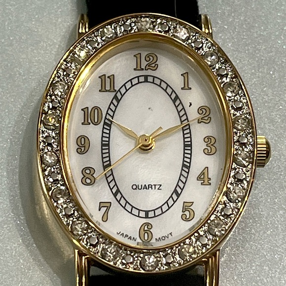 Quartz | Accessories | Vintage 20 Avon Quartz Watch Rhinestones Mother ...